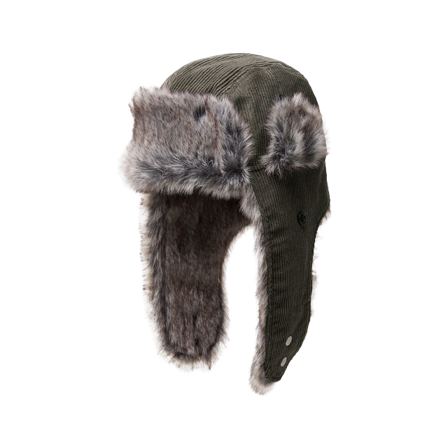 Gorra Gorrito de New Era Corduroy Trapper Knit Olivo – New Era Cap México