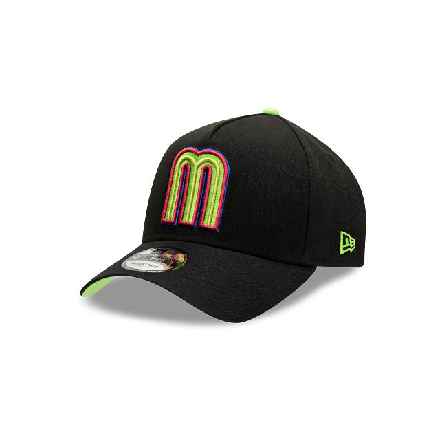 Gorra Curva de México M Green Logo 9FORTY A-Frame Snapback – New Era Cap México