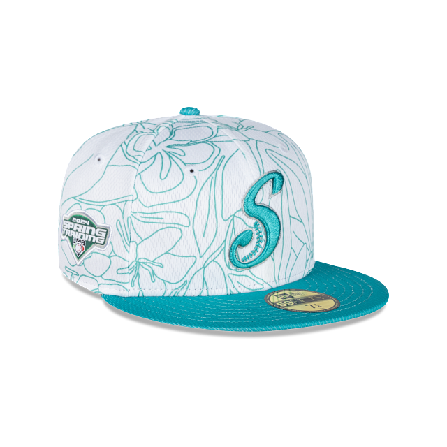 Gorra de Saraperos de Saltillo LMB Spring Training 2024 59FIFTY Cerrada ...