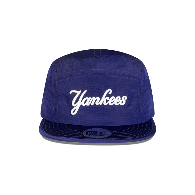Gorra de New York Yankees MLB Metal Nylon 5PANNEL Strapback Morado ...