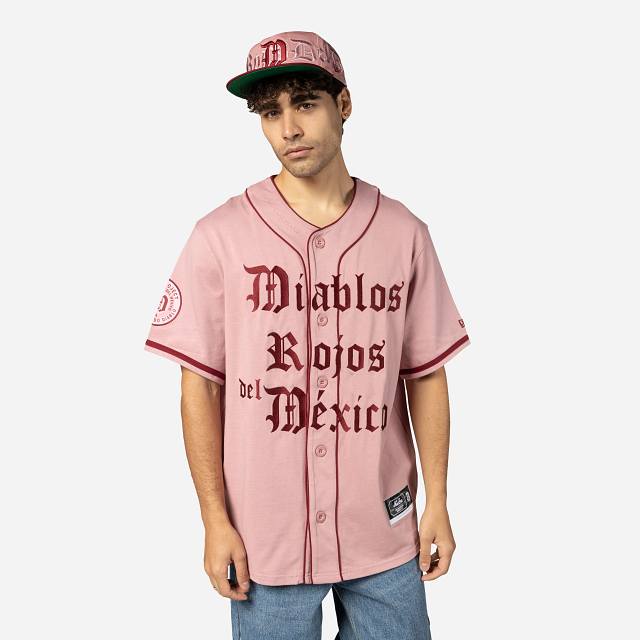 Jersey Diablos Rojos del México X Roji LMB Rosa – New Era Cap México