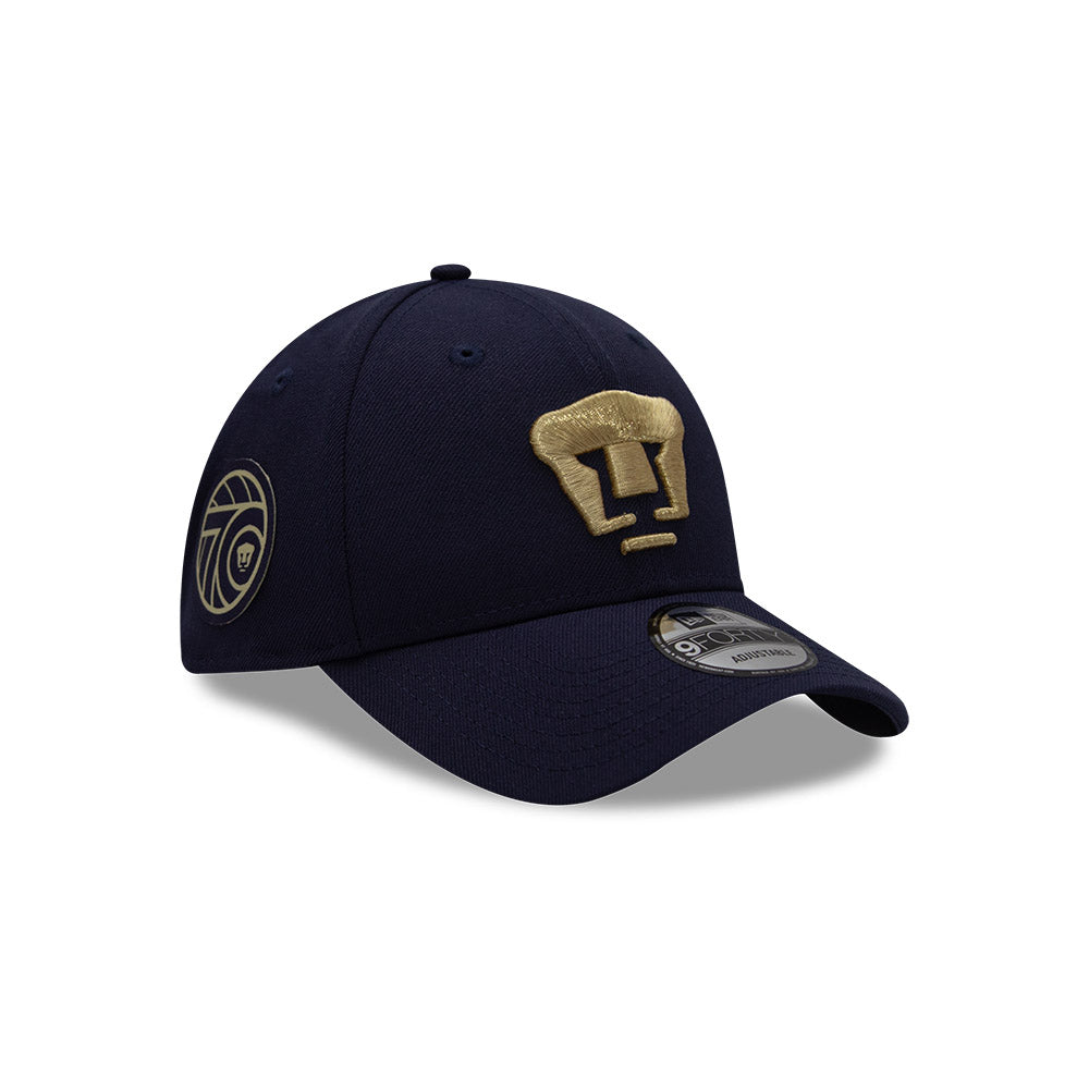 Gorra de Pumas Navy Core 70 Aniversario 9FORTY Snapback – New Era Cap ...