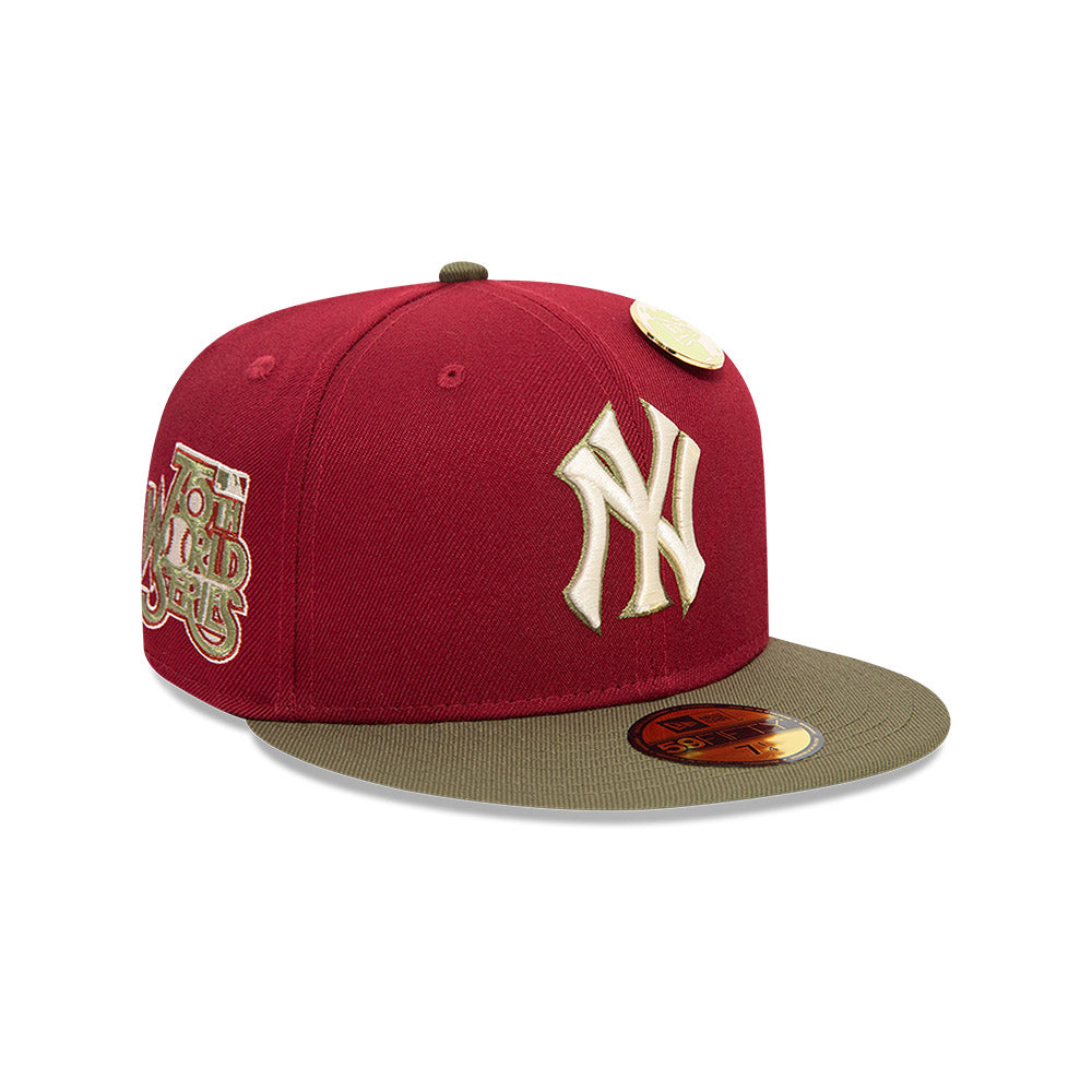 Gorra Plana de New York Yankees MLB Contrast Pin 59FIFTY Cerrada – New ...