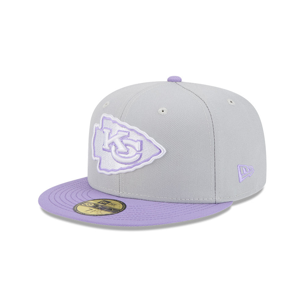 Gorra Plana de Kansas City Chiefs Purple Logo NFL Color Pack 59FIFTY ...