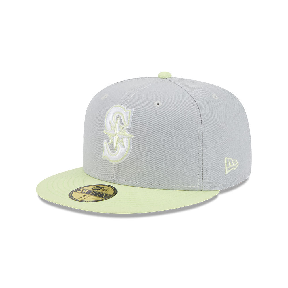 Gorra Plana de Seattle Mariners Green Logo MLB Color Pack 59FIFTY ...
