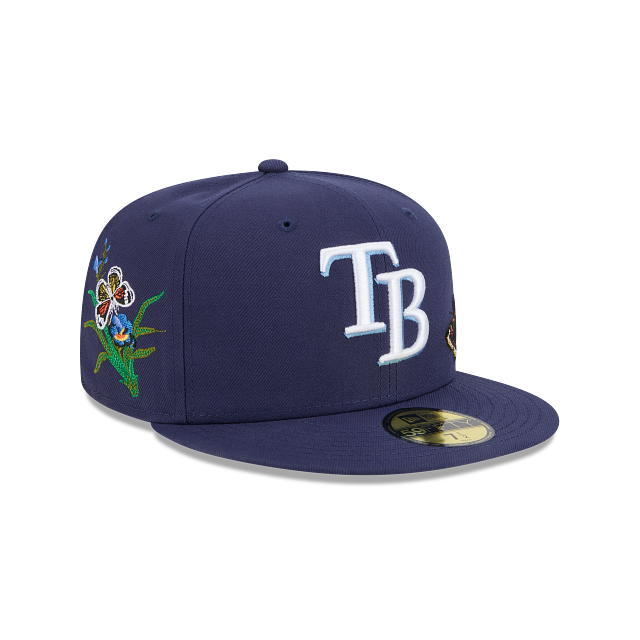 Gorra Plana de Tampa Bay Rays Felt X MLB 59FIFTY Cerrada – New Era Cap ...