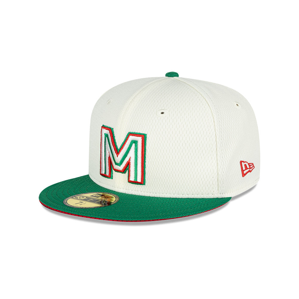Gorra Plana de México Serie del Caribe 2025 Training 59FIFTY Cerrada ...