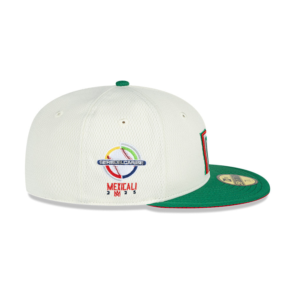 Gorra Plana de México Serie del Caribe 2025 Training 59FIFTY Cerrada ...