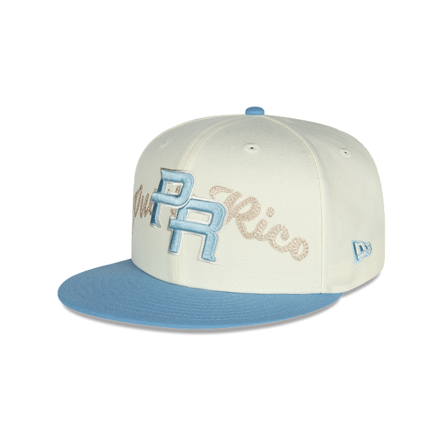 Gorra Plana de Puerto Rico Wordmark 59FIFTY Cerrada – New Era Cap México