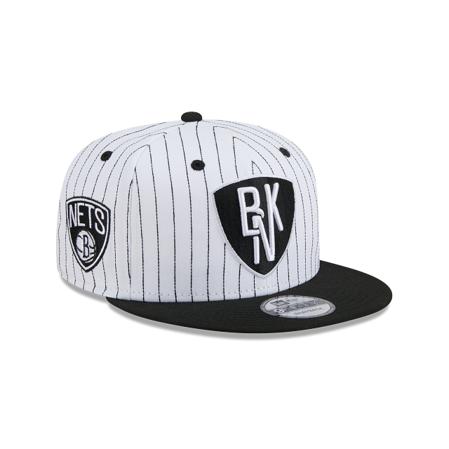 Gorra Plana de Brooklyn Nets NBA Deceptor Pinstripe 9FIFTY Snapback ...