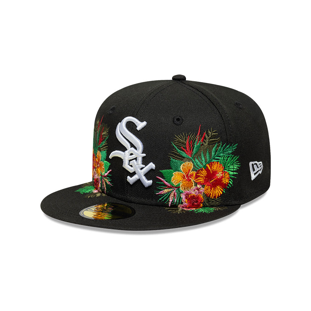 Gorra Plana de Chicago White Sox MLB Flower 59FIFTY Cerrada – New Era ...