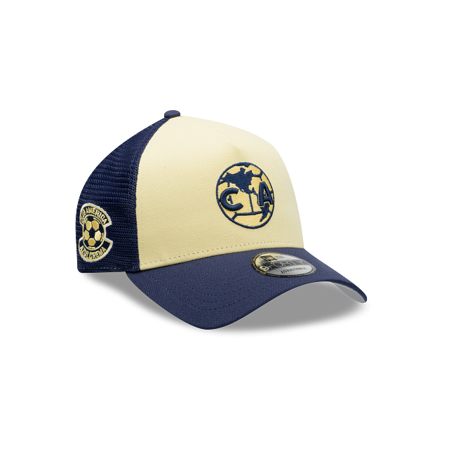 Gorra Curva de Club América Side Patch 9FORTY A-Frame Trucker Snapback ...