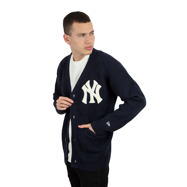 Sweater New York Yankees MLB Cooperstown Cardigan Azul – New Era Cap México