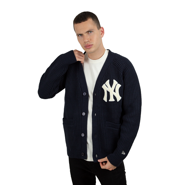 Sweater New York Yankees MLB Cooperstown Cardigan Azul – New Era Cap México
