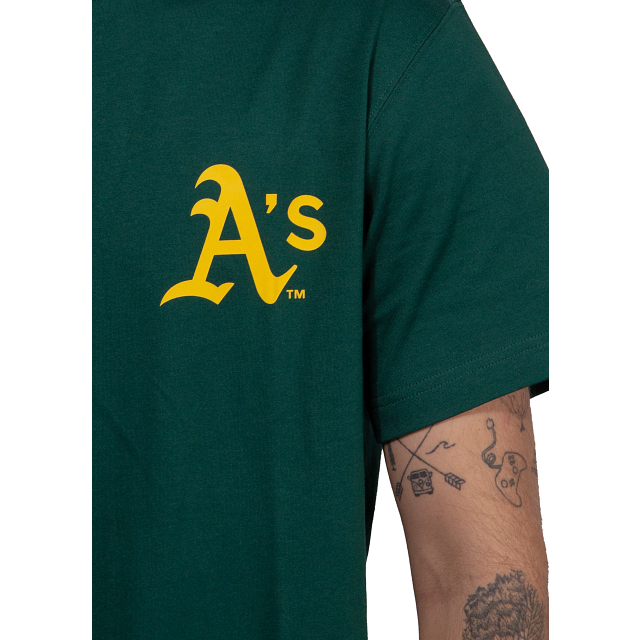Playera Manga Corta Oakland Athletics MLB Logo Set Up – New Era Cap México