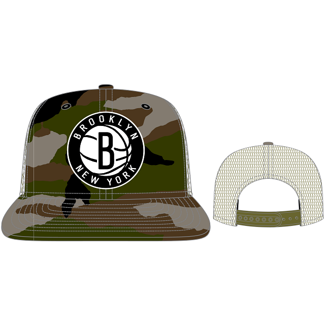 Gorra de Brooklyn Nets Camo Truck 9FIFTY Snapback – New Era Cap México