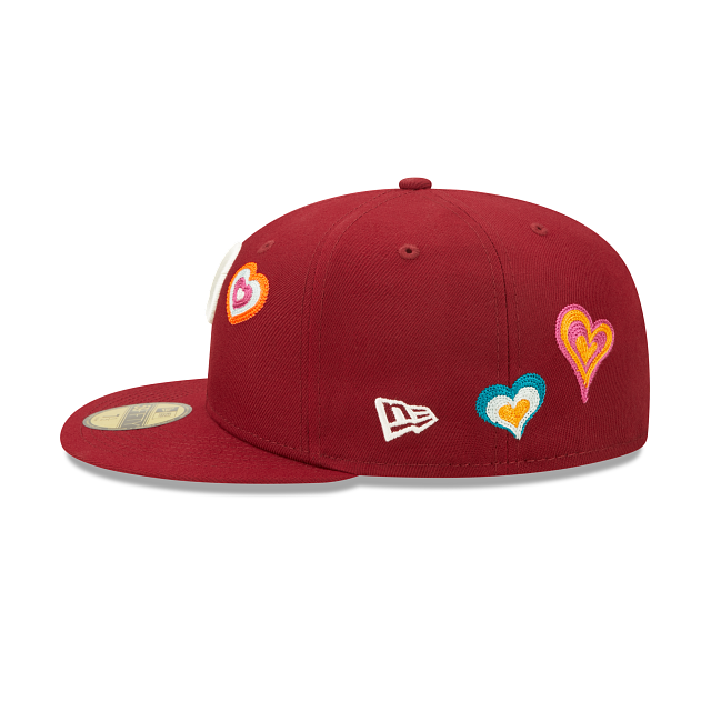 Gorra de Philadelphia Phillies MLB Chain Stitch Heart 59FIFTY Cerrada ...