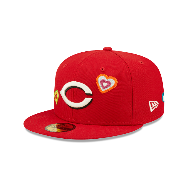 Gorra de Cincinnati Reds MLB Chain Stitch Heart 59FIFTY Cerrada – New ...