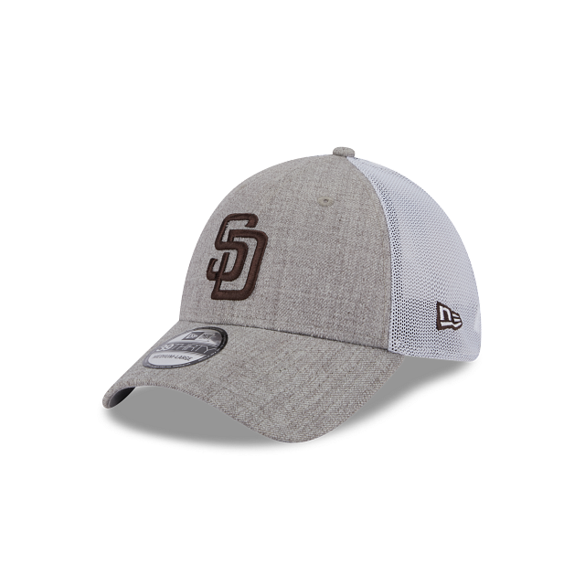 Gorra de San Diego Padres MLB Throwback Collection 39THIRTY Elástica ...