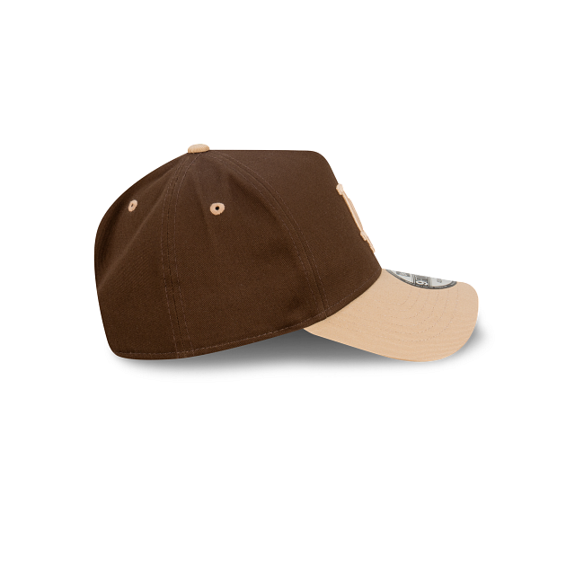 Gorra de Los Angeles Dodgers Toffee Walnut Collection 9FORTY AF ...