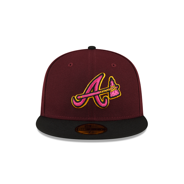 Gorra de Atlanta Braves Just Caps Drop 3 59FIFTY Cerrada – New Era Cap ...
